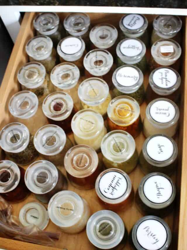 How to Keep your Spices Organized - Happy Organized Life