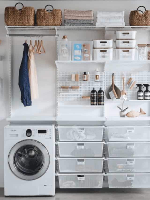 20 Creative Laundry Room Organization Ideas - Happy Organized Life