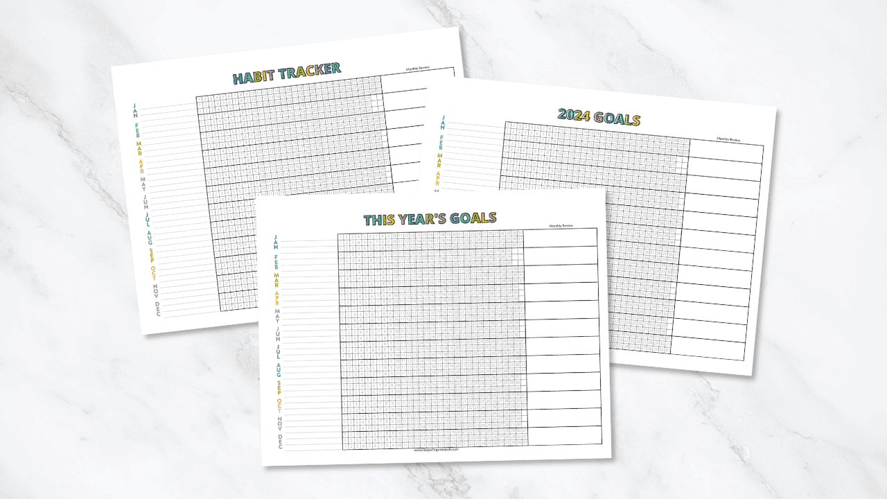 35 Free Printable Habit Trackers to Help You Achieve Your Goals
